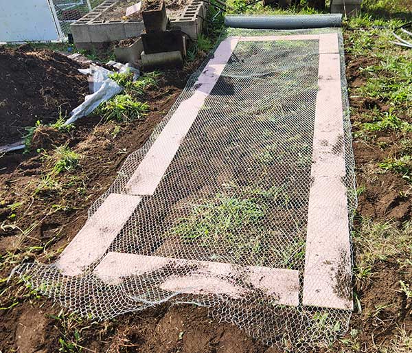 Gopher Wire Roll - Gopher Block - Heavy-Duty - Galvanized Steel Mesh